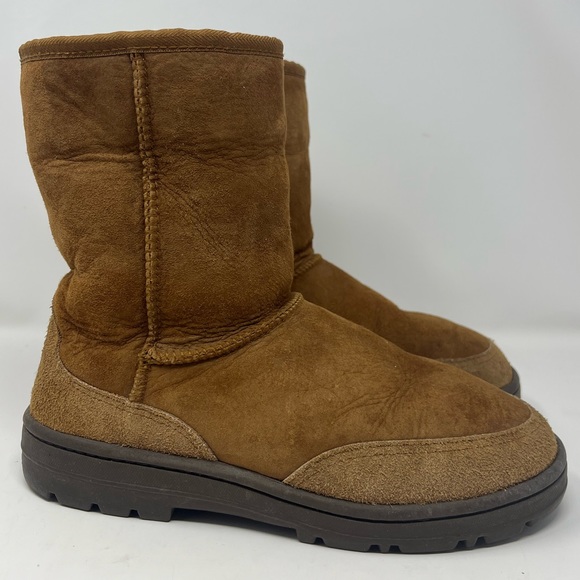 UGG | Shoes | Ugg Mens Ultra Short 522 Chestnut Brown Suede Leather ...